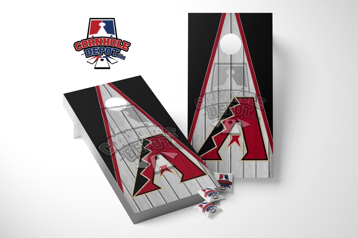 Arizona Diamondbacks Cornhole Board Vinyl Wrap Laminated Sticker Set D ...