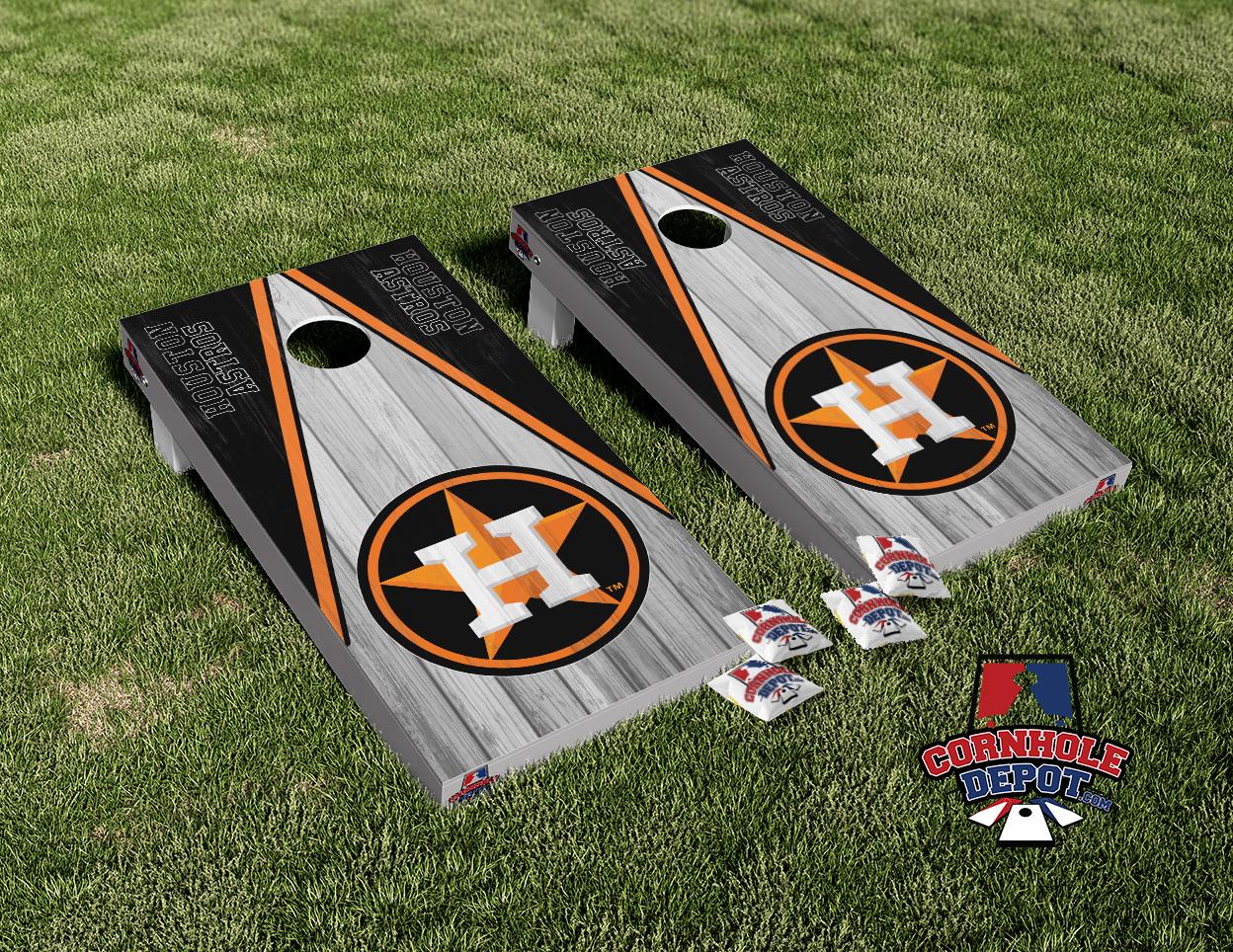 Astros Houston Cornhole Board Vinyl Wrap Skins Laminated Sticker Set D ...