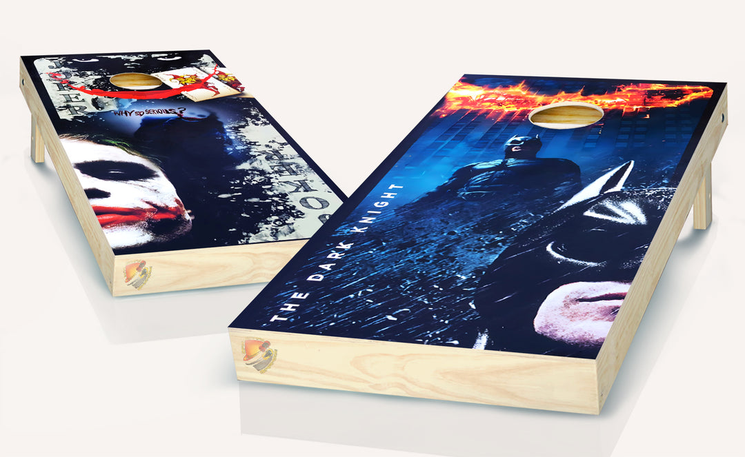 Batman and Joker Superheroes Cornhole Board Vinyl Wrap Skins Laminated ...