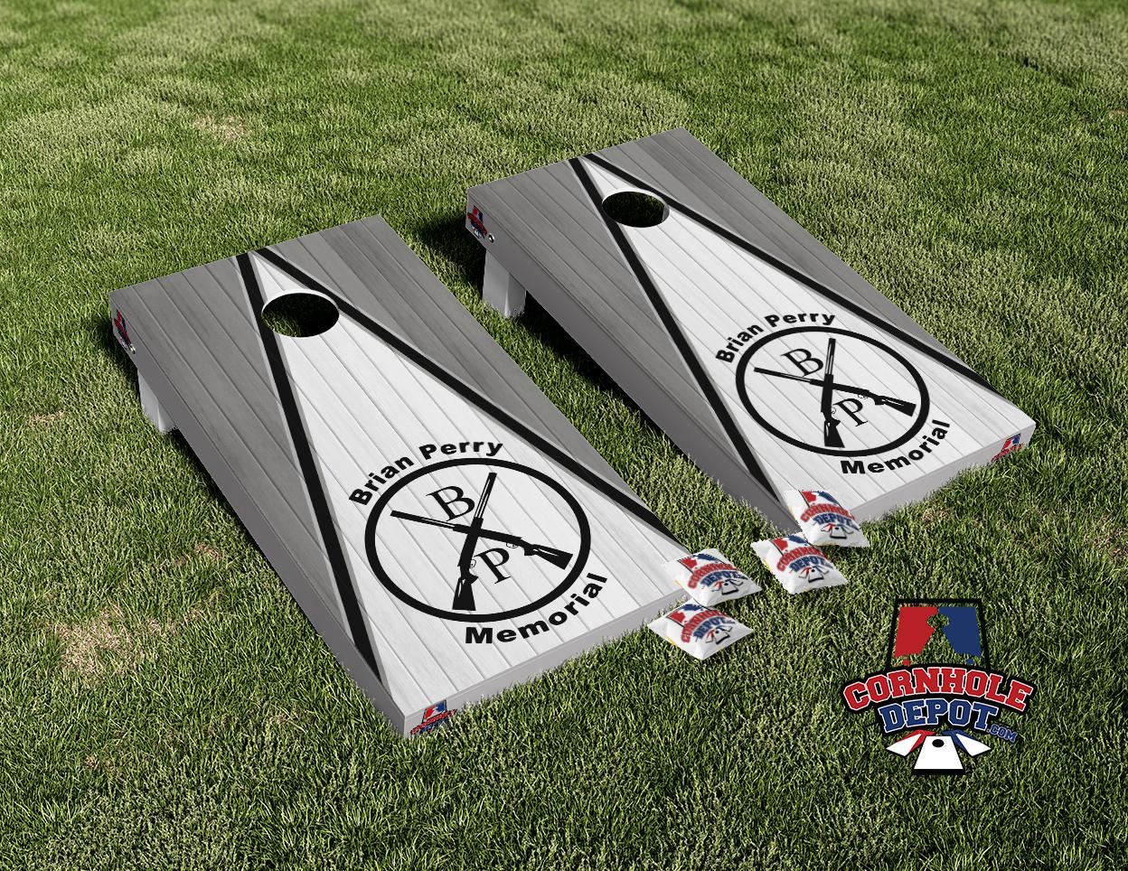 Sherri ~ Brian Perry Cornhole Board Vinyl Wrap Skins Laminated Sticker ...