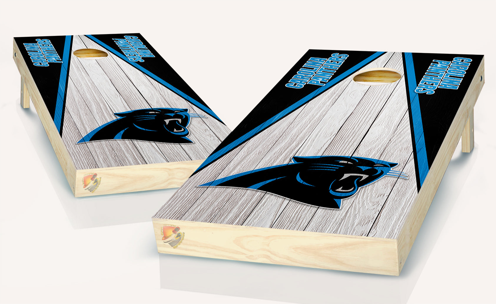 Carolina Panthers Light Wood Cornhole Board Vinyl Wrap Skins Laminated ...