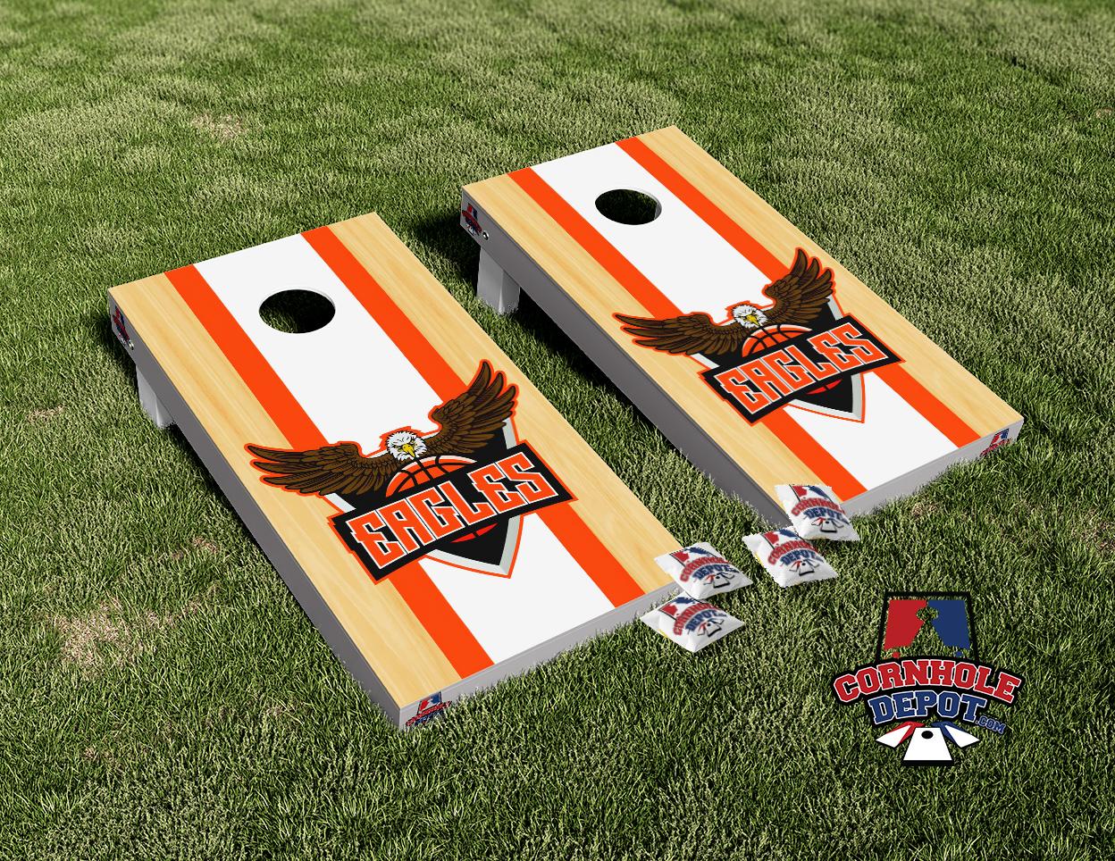 Eagles NBA Cornhole Board Vinyl Wrap Skins Laminated Sticker Set Decal ...