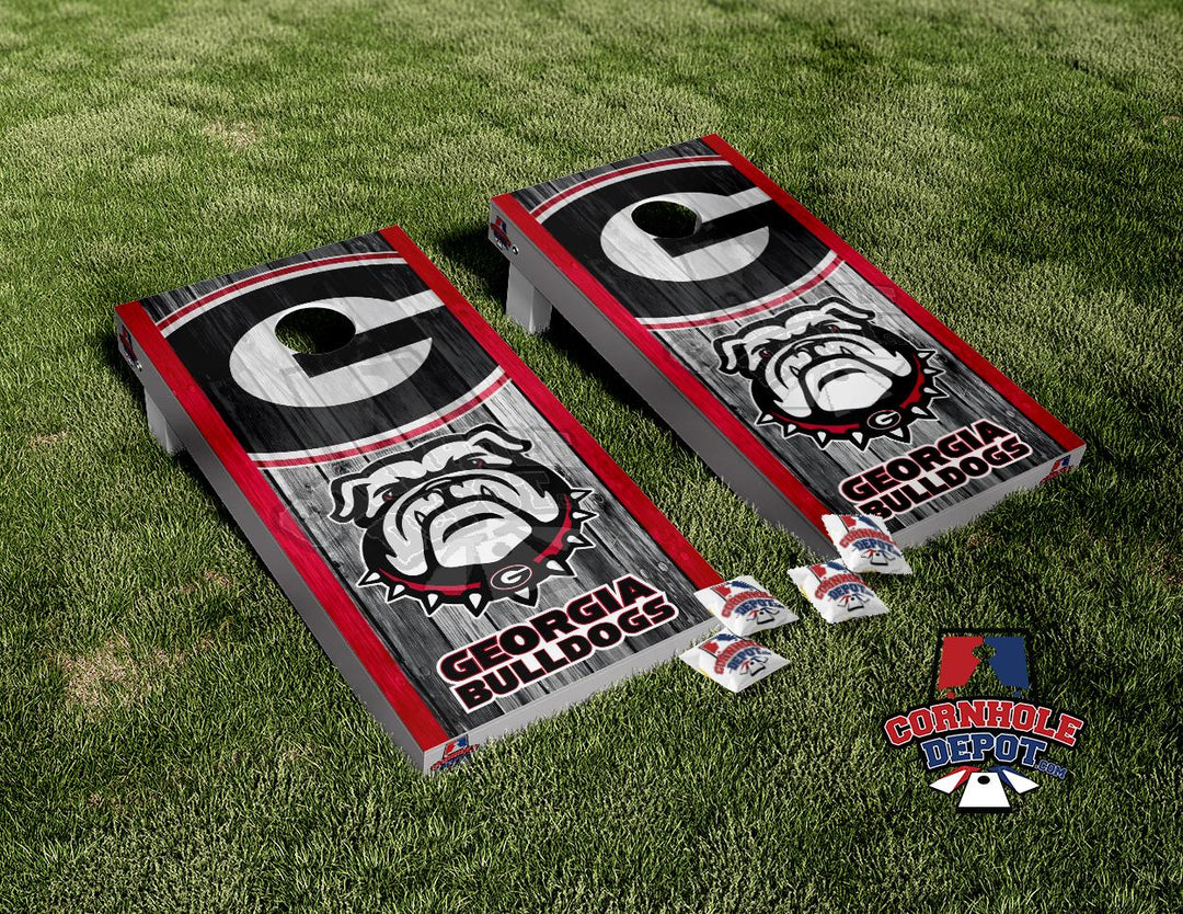 Georgia Bulldogs Cornhole Board Skins Vinyl Wrap Laminated Sticker Dec ...