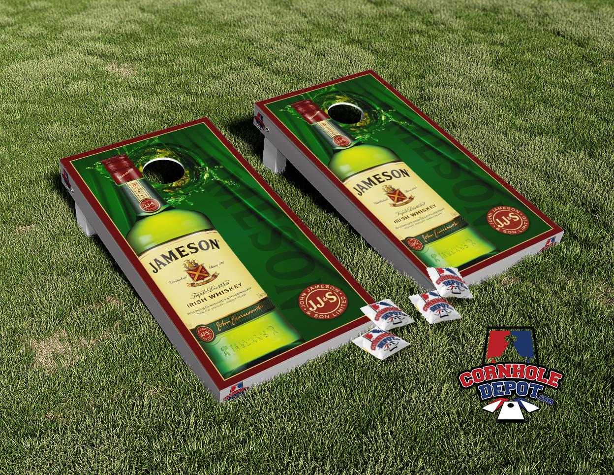 Jameson Irish Whiskey Cornhole Board Vinyl Wrap Skins Laminated Sticke ...