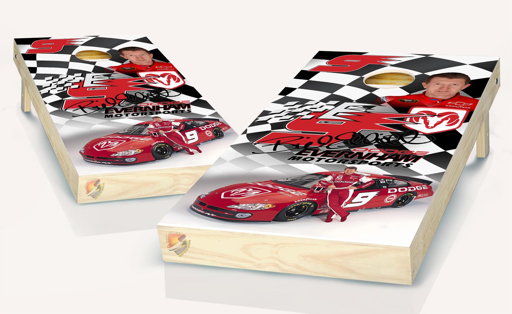 Nascar Cornhole Board Vinyl Wrap Skins Laminated Sticker Set Decal – We ...