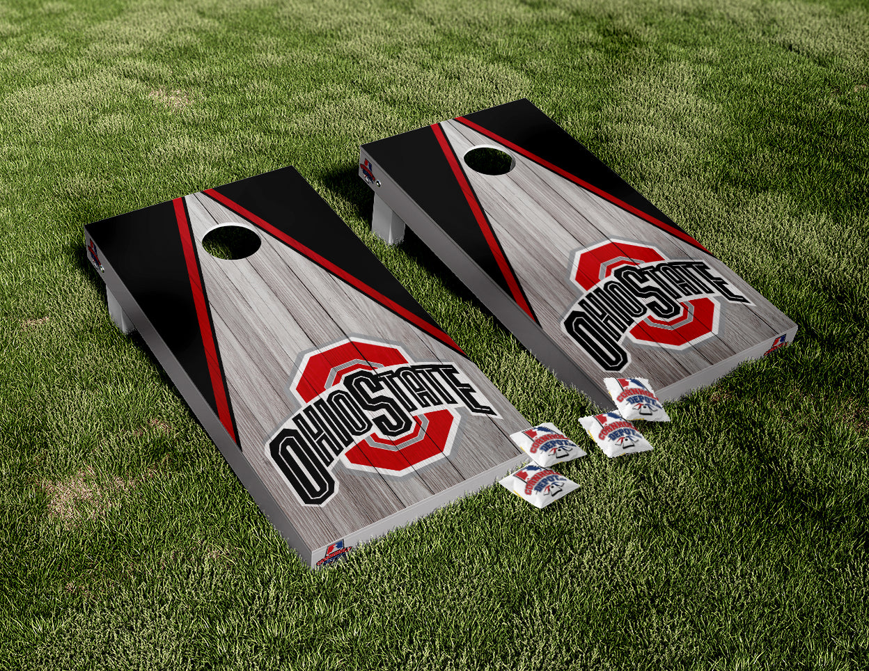 Ohio State Cornhole Board Vinyl Wrap Skins Laminated Sticker Set – We ...