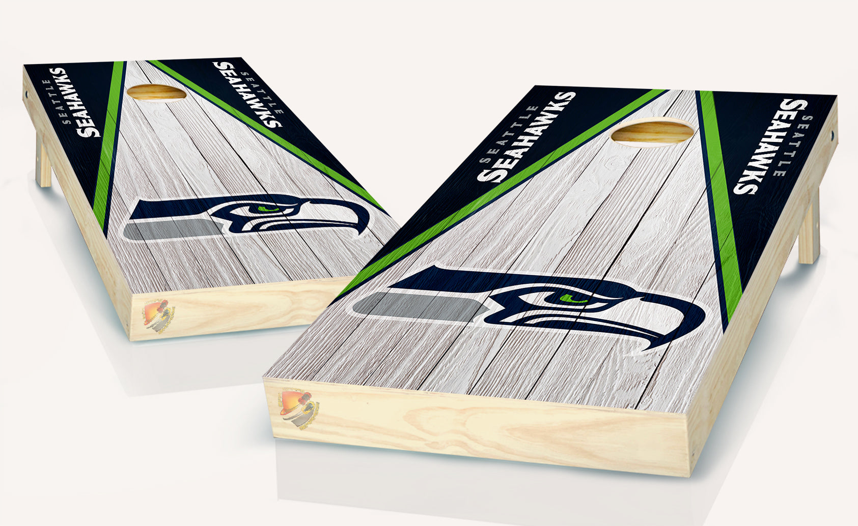 Seattle Seahawks Cornhole Board Vinyl Wrap Skins Laminated Sticker Dec ...