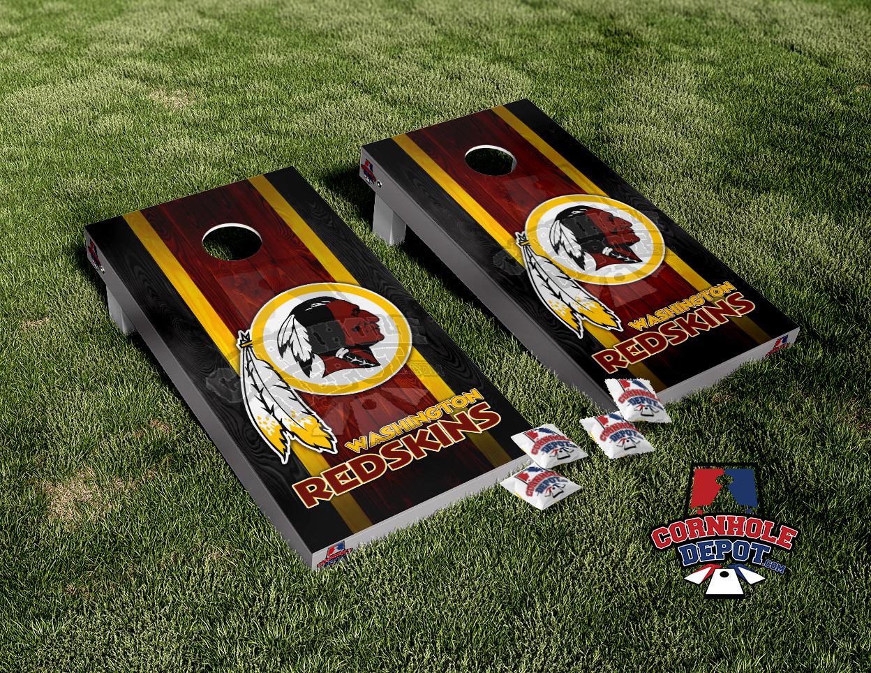Washington Redskins Cornhole Board Vinyl Wrap Skins Laminated Sticker ...