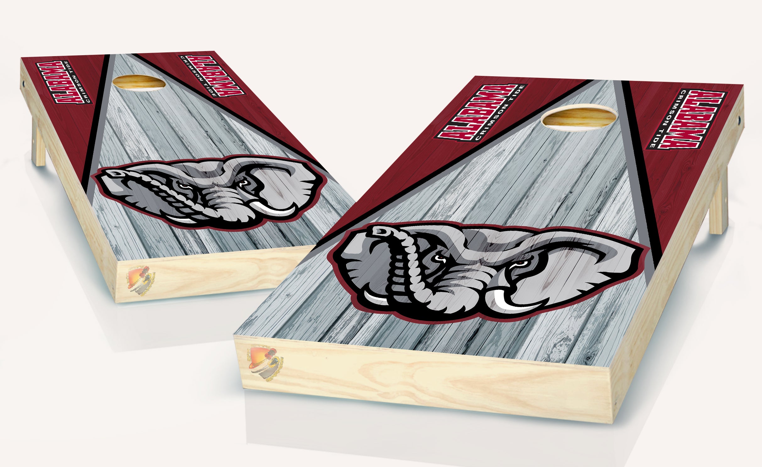 Alabama Crimson Sport Cornhole Board Vinyl Wrap Skins Laminated Sticke ...