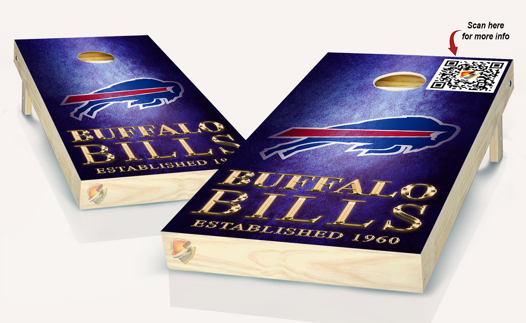 Bills Buffalo Cornhole Board Vinyl Wrap Skins Laminated Sticker Set De ...