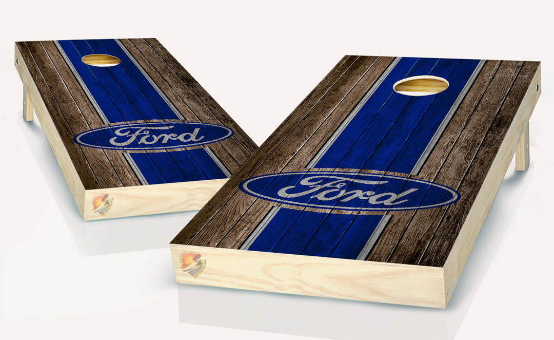 Truck Ford American Cornhole Board Vinyl Wrap Laminated Sticker Set De ...