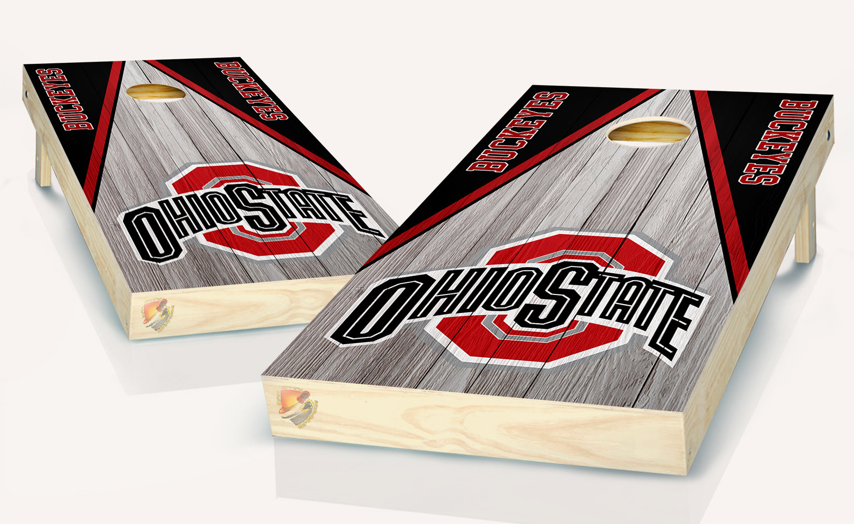 Ohio State Buckeyes Cornhole Board Vinyl Wrap Skins Laminated Sticker ...