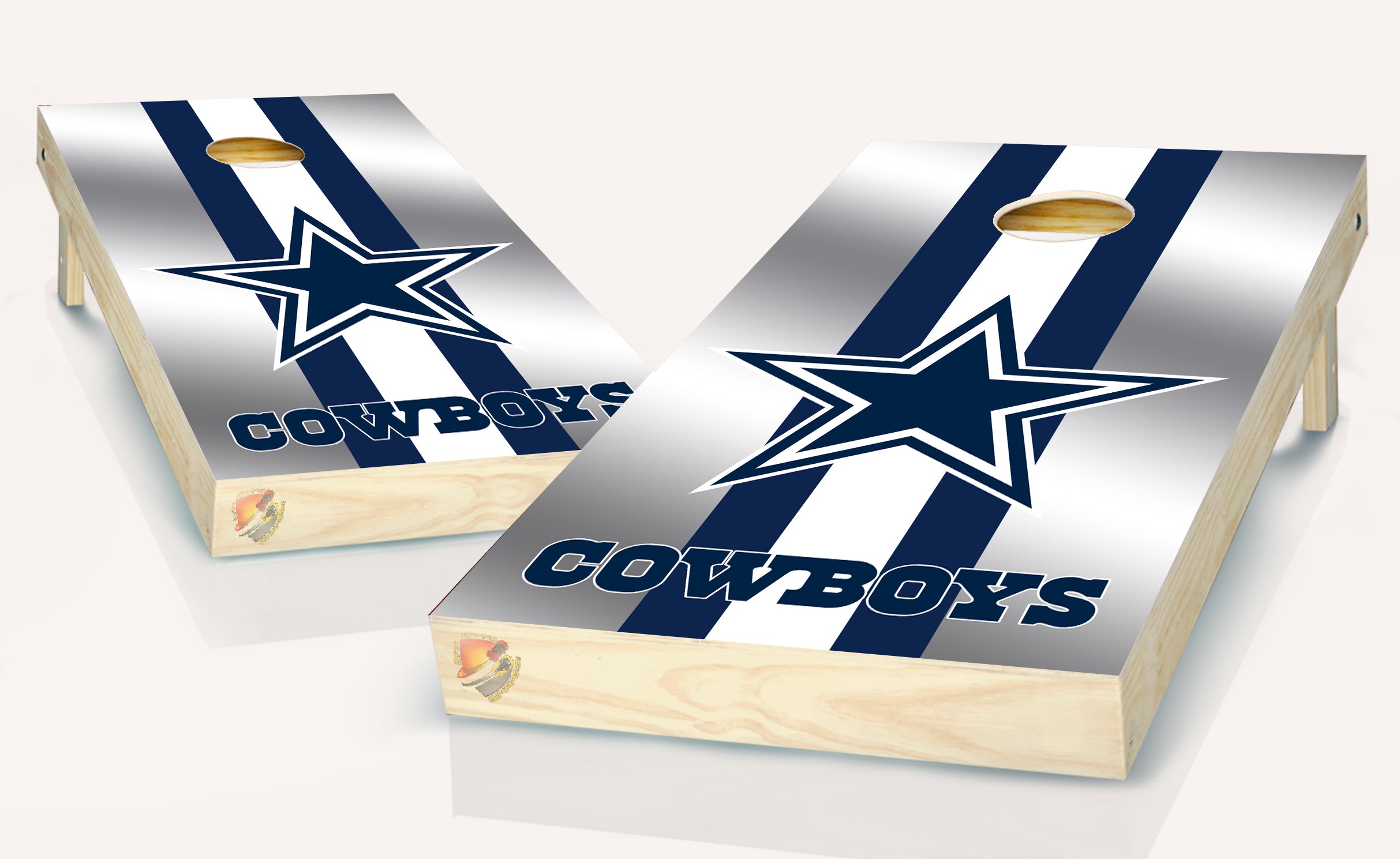 Cowboys Cornhole Board Vinyl Wrap Laminated Sticker Set Decal – We ...